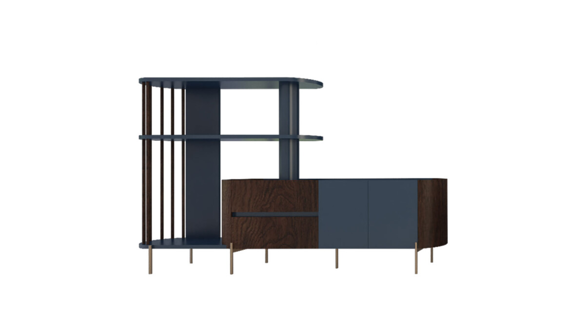 WIND Σύνθεση Βιβλιοθήκης / Μπουφές - Menexes Office & Furniture
